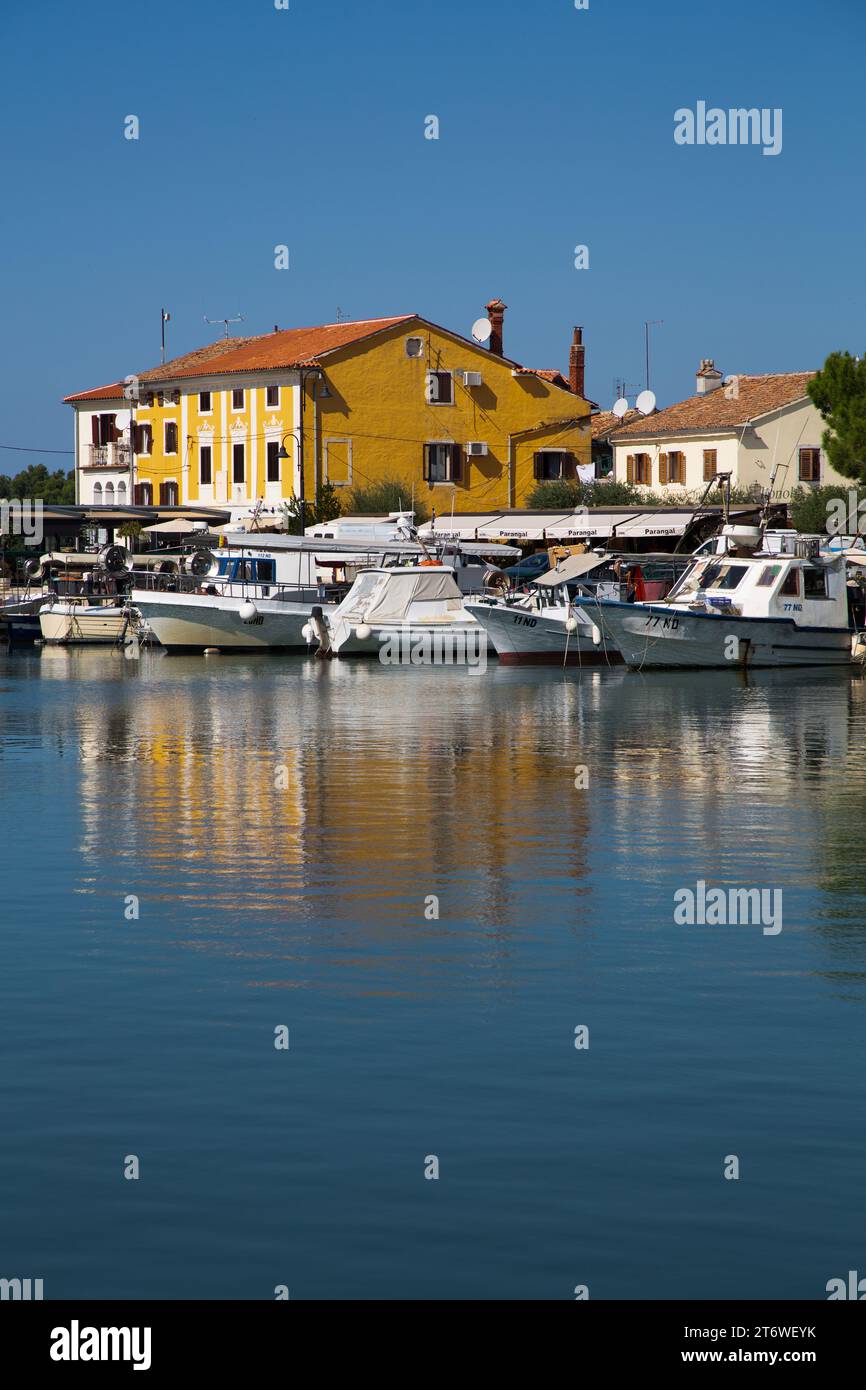 Boats, Marina, Novigrad Port, Old Town, Novigrad, Croatia Stock Photo ...