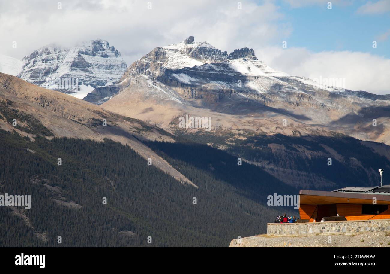 View from the Glacier Skywalk, Jasper National Park, Jasper, Alberta ...