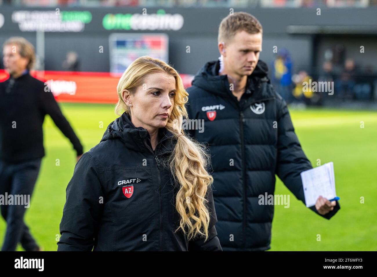 ALMERE - Psychologist Annemieke Zijerveld during the Dutch Eredivisie ...