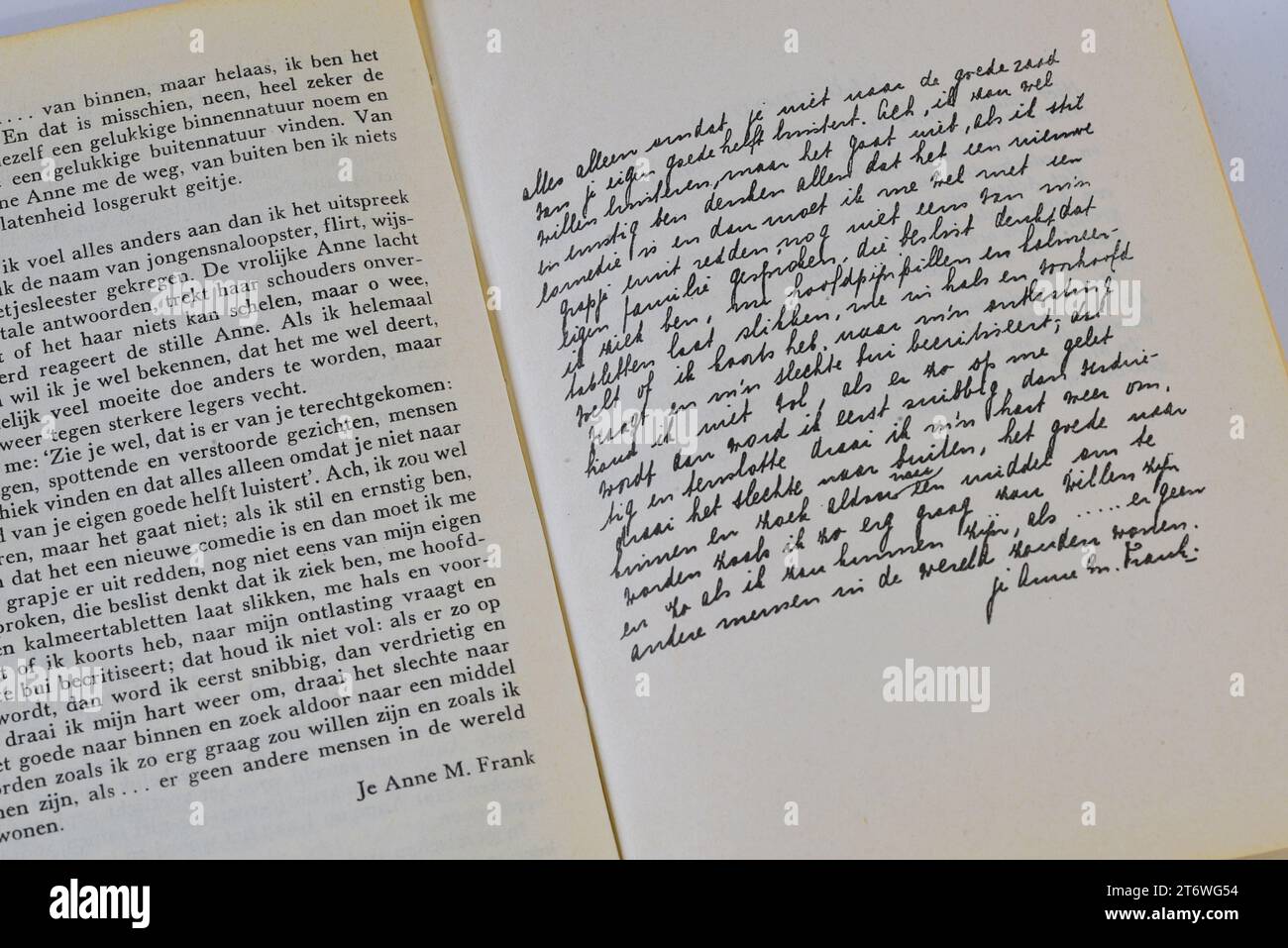 Anne frank diary hi-res stock photography and images - Alamy