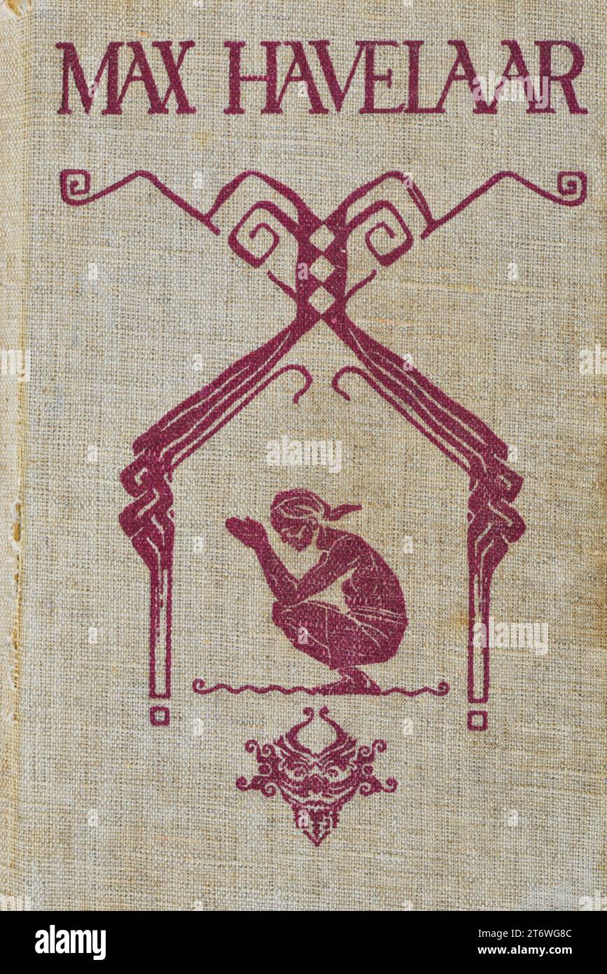 Den Helder, October 28, 2023. The cover of an old copy of Max Havelaar ...