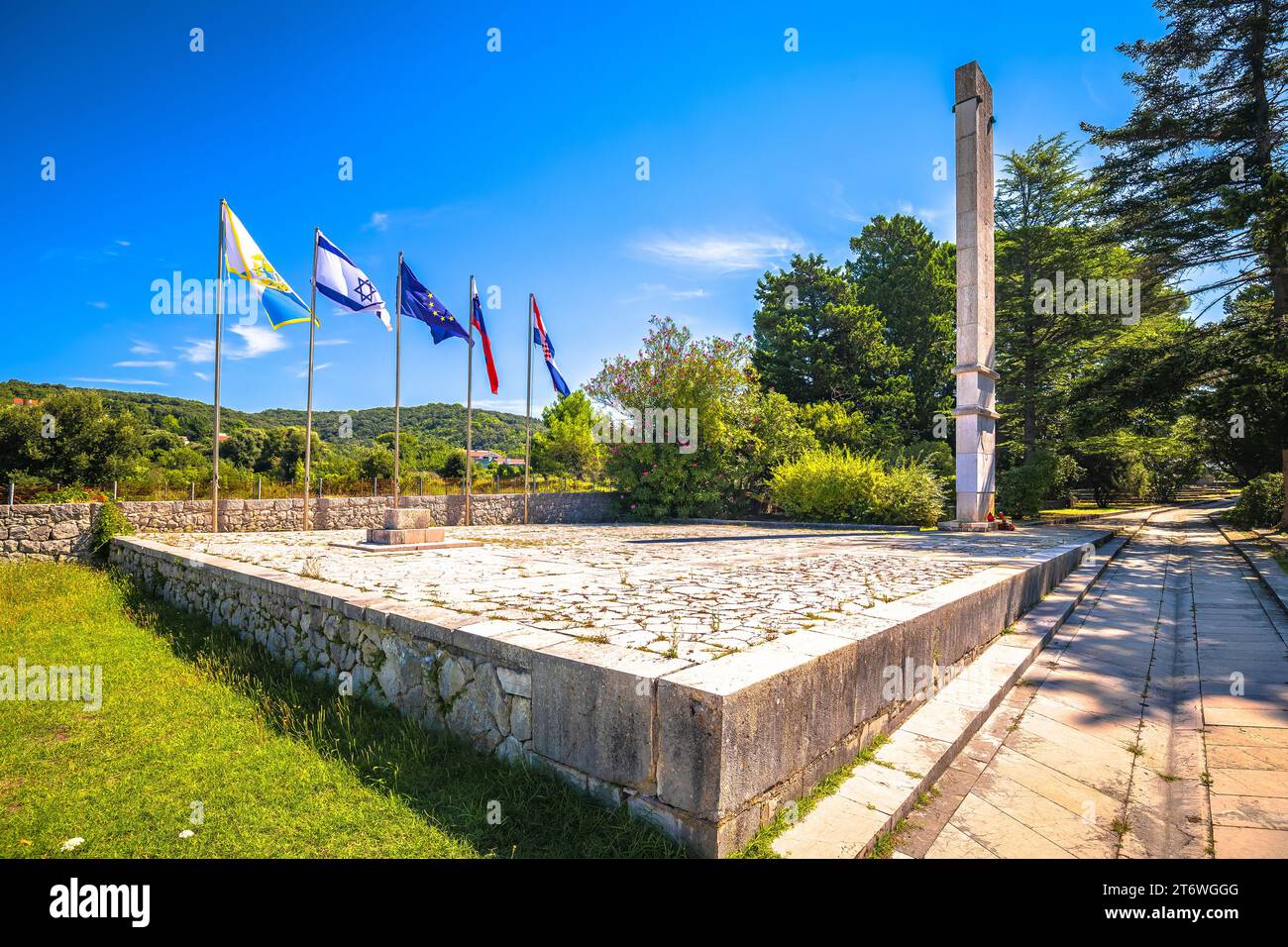 Kampor memorial World war II prisoners concentration camp, Island of ...