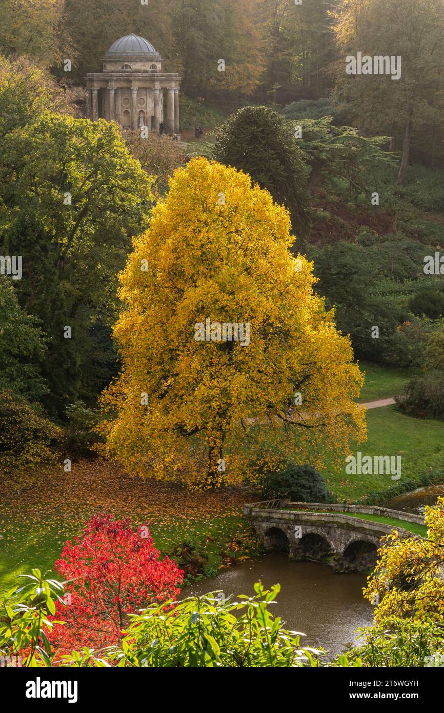 Autumn at Stourhead National Trust Stock Photo - Alamy
