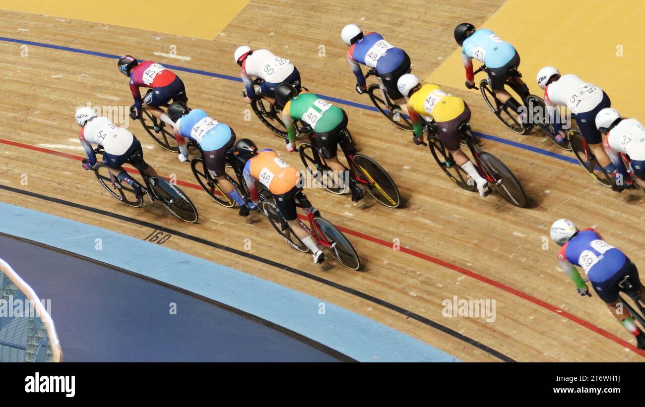 Track Cycling Champions League, Lee Valley Velodrome London UK. Women's ...