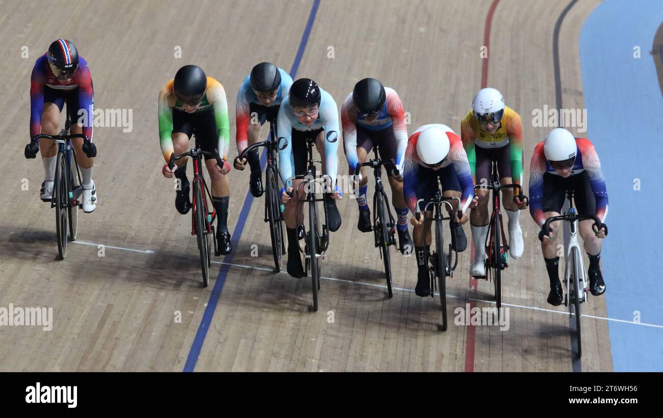 Track Cycling Champions League, Lee Valley Velodrome London UK. Women's ...