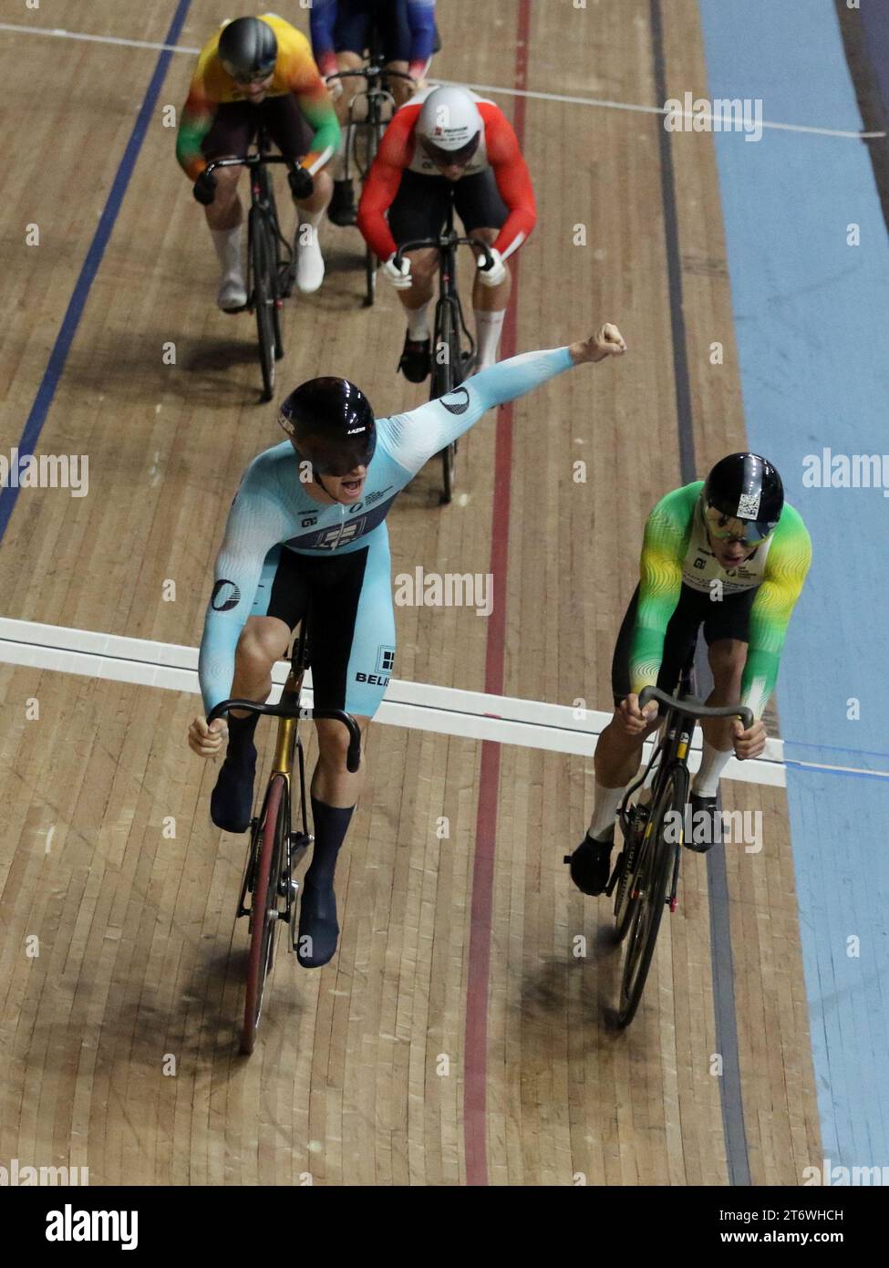 Track Cycling Champions League, Lee Valley Velodrome London UK. Harrie ...
