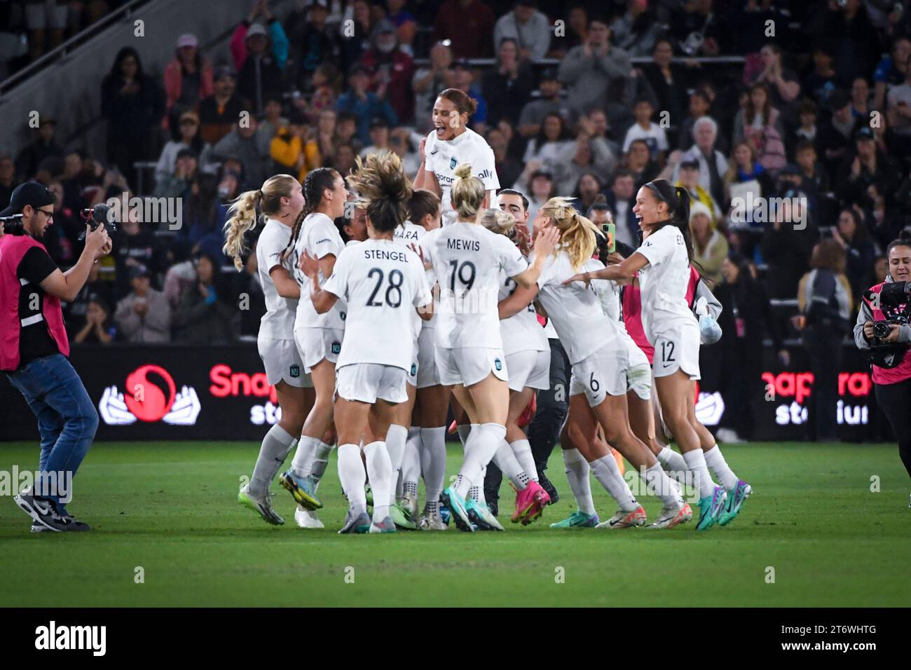 San Diego, United States, November 11th, 2023: Gotham FC celebrates ...