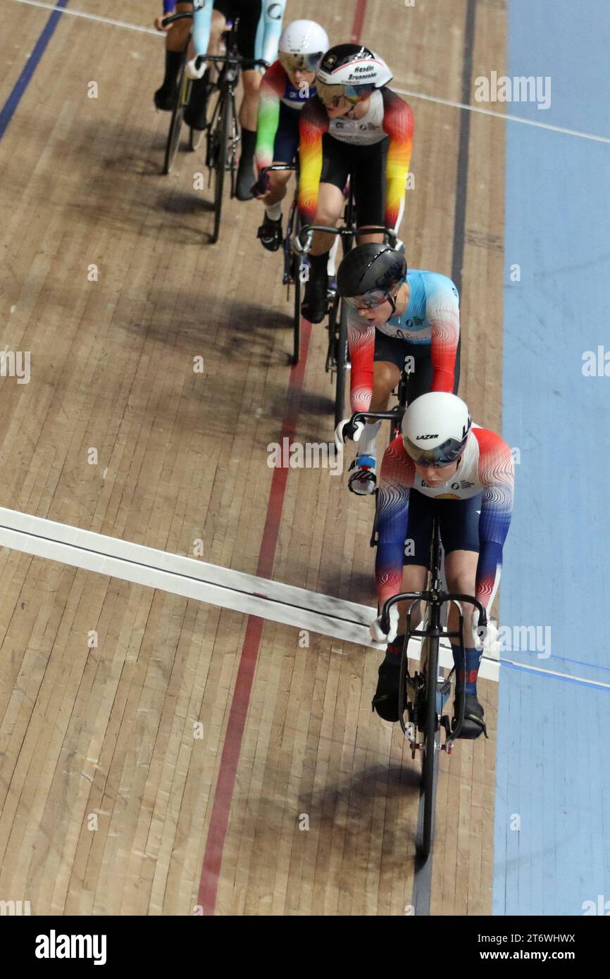 Track Cycling Champions League, Lee Valley Velodrome London UK. Women's ...