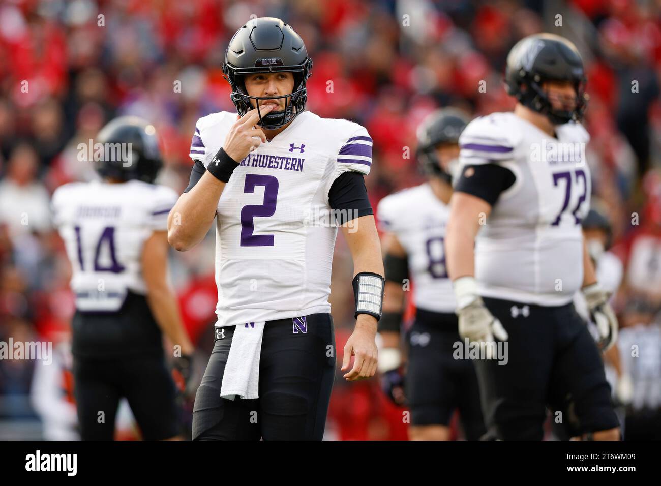 November 11, 2023: Northwestern Wildcats quarterback Ben Bryant (2 ...