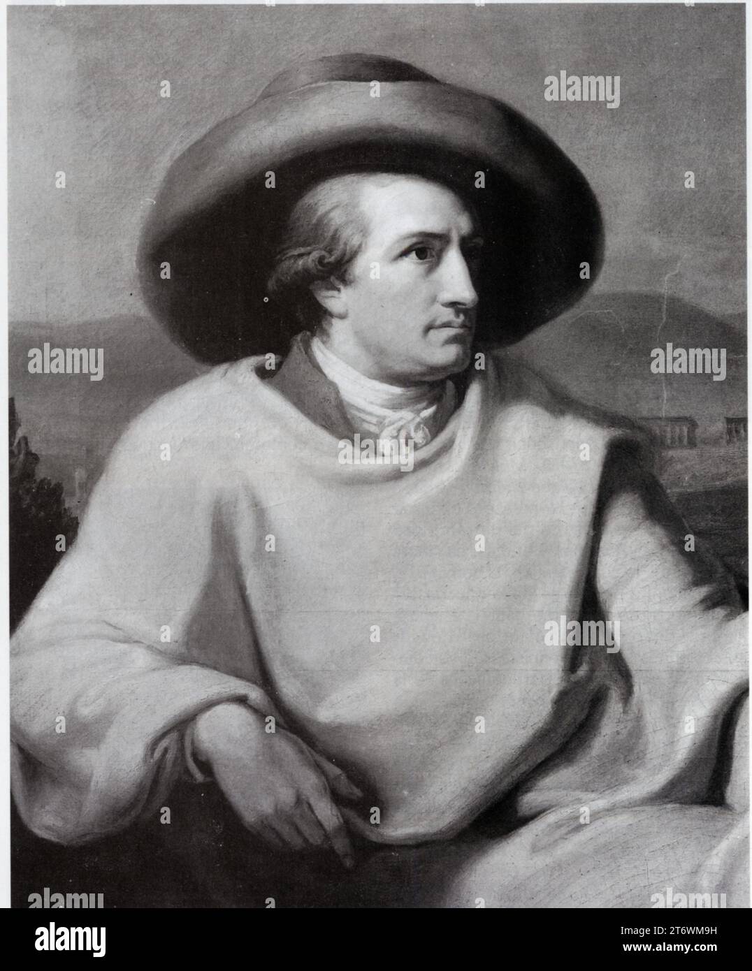 Goethe par Johann Heinrich Wilhelm Tischbein Stock Photo - Alamy
