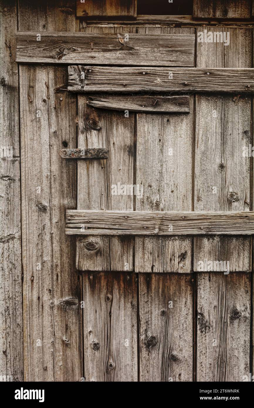 Old wooden barn door with strong texture Old wooden barn door with ...