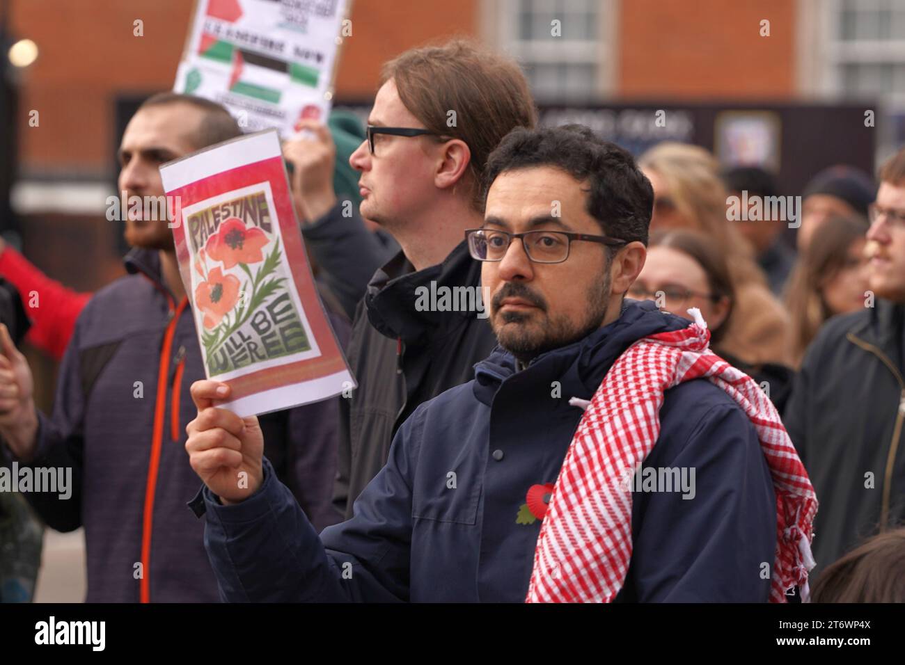 Protesters at the Pro Palestine March in Cardiff City Centre, Saturday ...