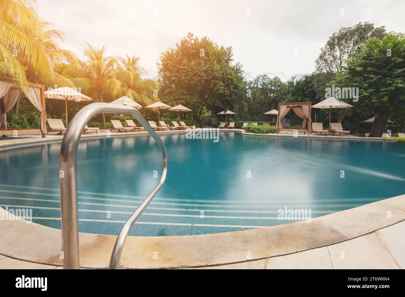 Garden swimming pool hi-res stock photography and images - Alamy