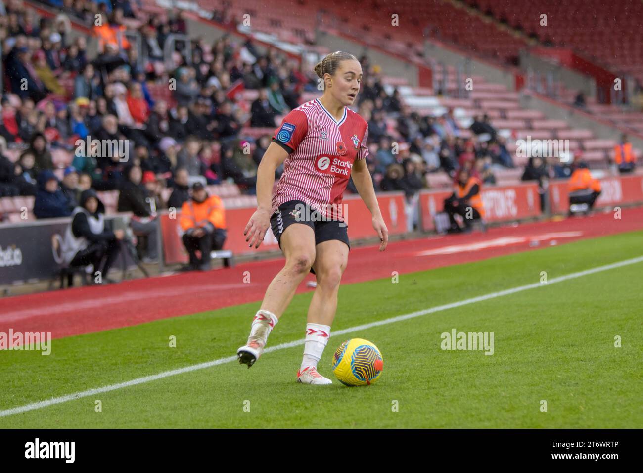 Southampton,England, 12th November 2023: Lucia Kendall (4 Southampton ...