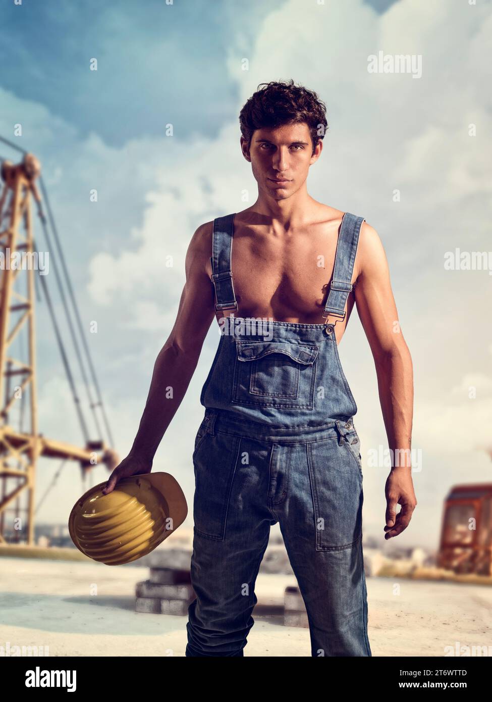 Overalls jeans hi-res stock photography and images - Alamy
