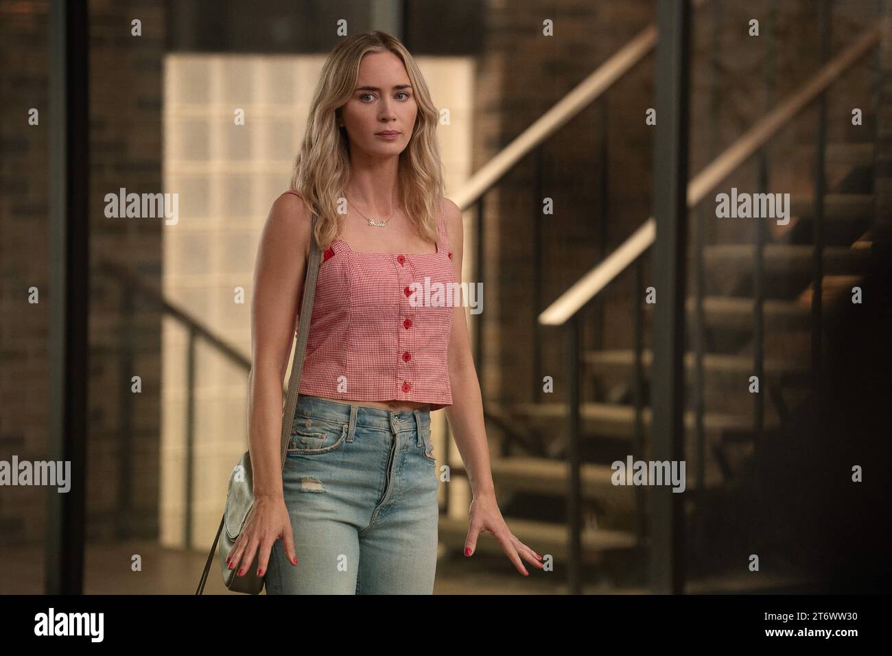 EMILY BLUNT in PAIN HUSTLERS, directed by DAVID YATES. Credit: Grey ...