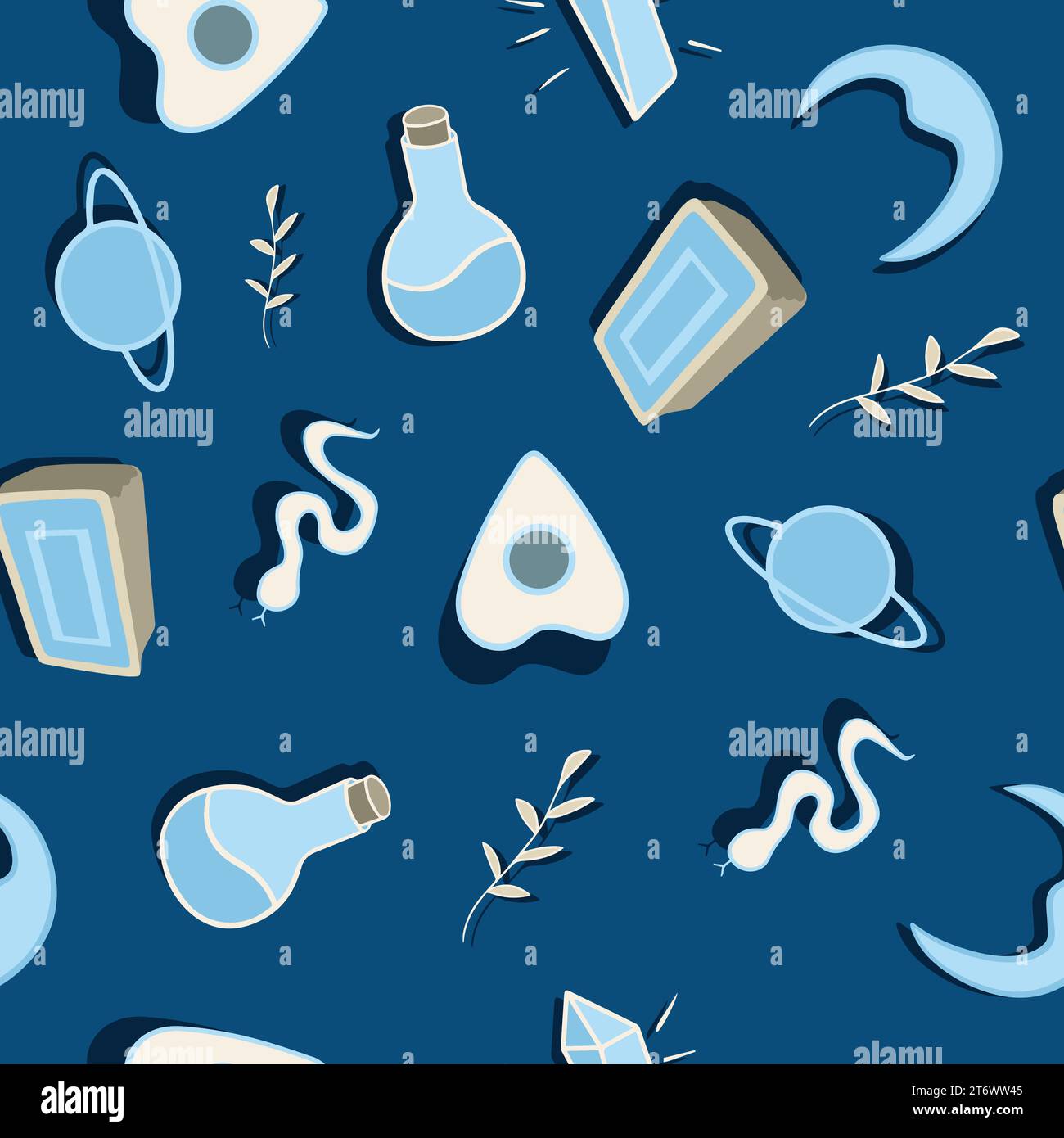 Vector Isolated Illustration Of Astrological Pattern Witch Pattern