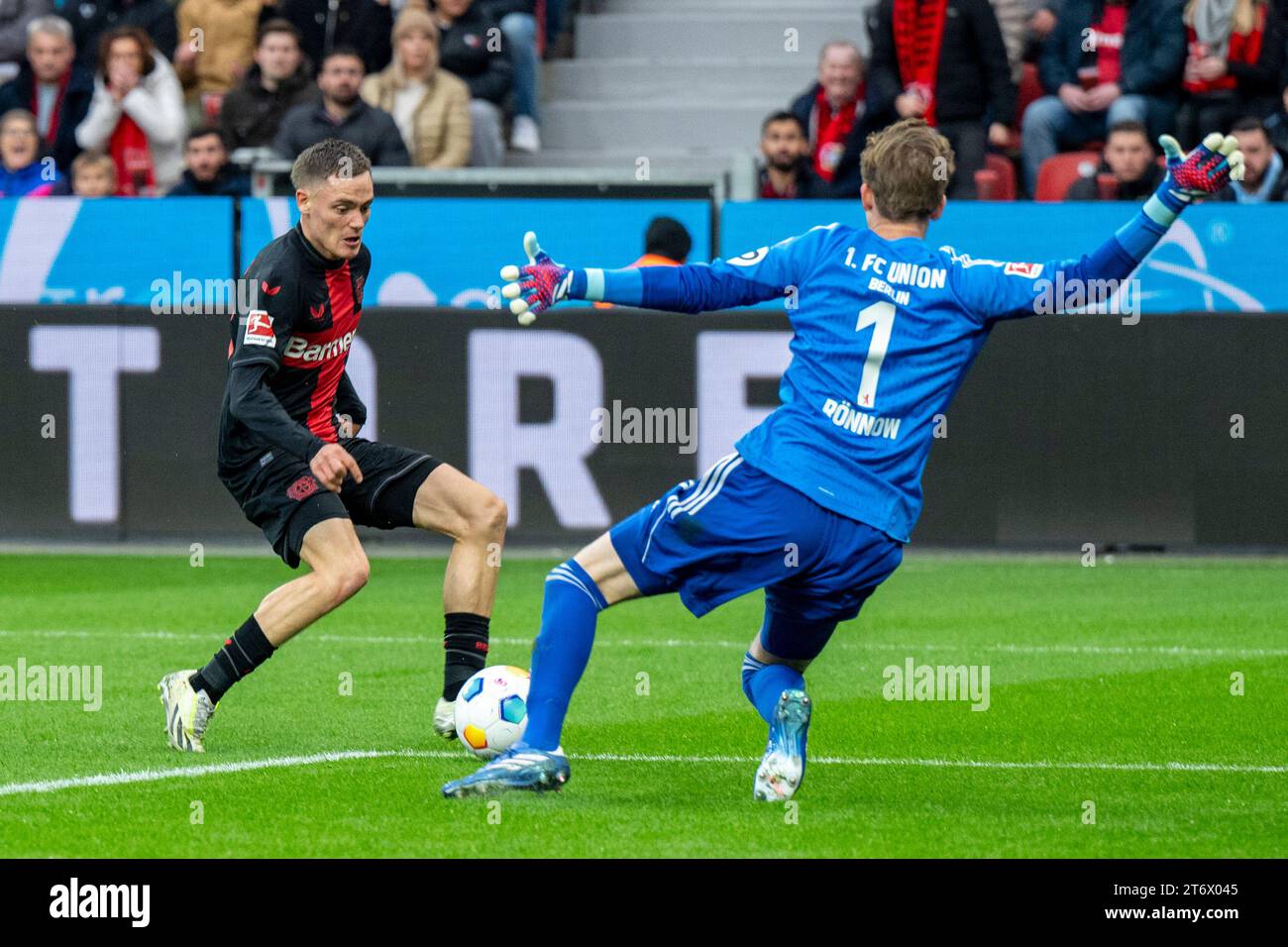 12 November 2023, North Rhine-Westphalia, Leverkusen: Soccer ...