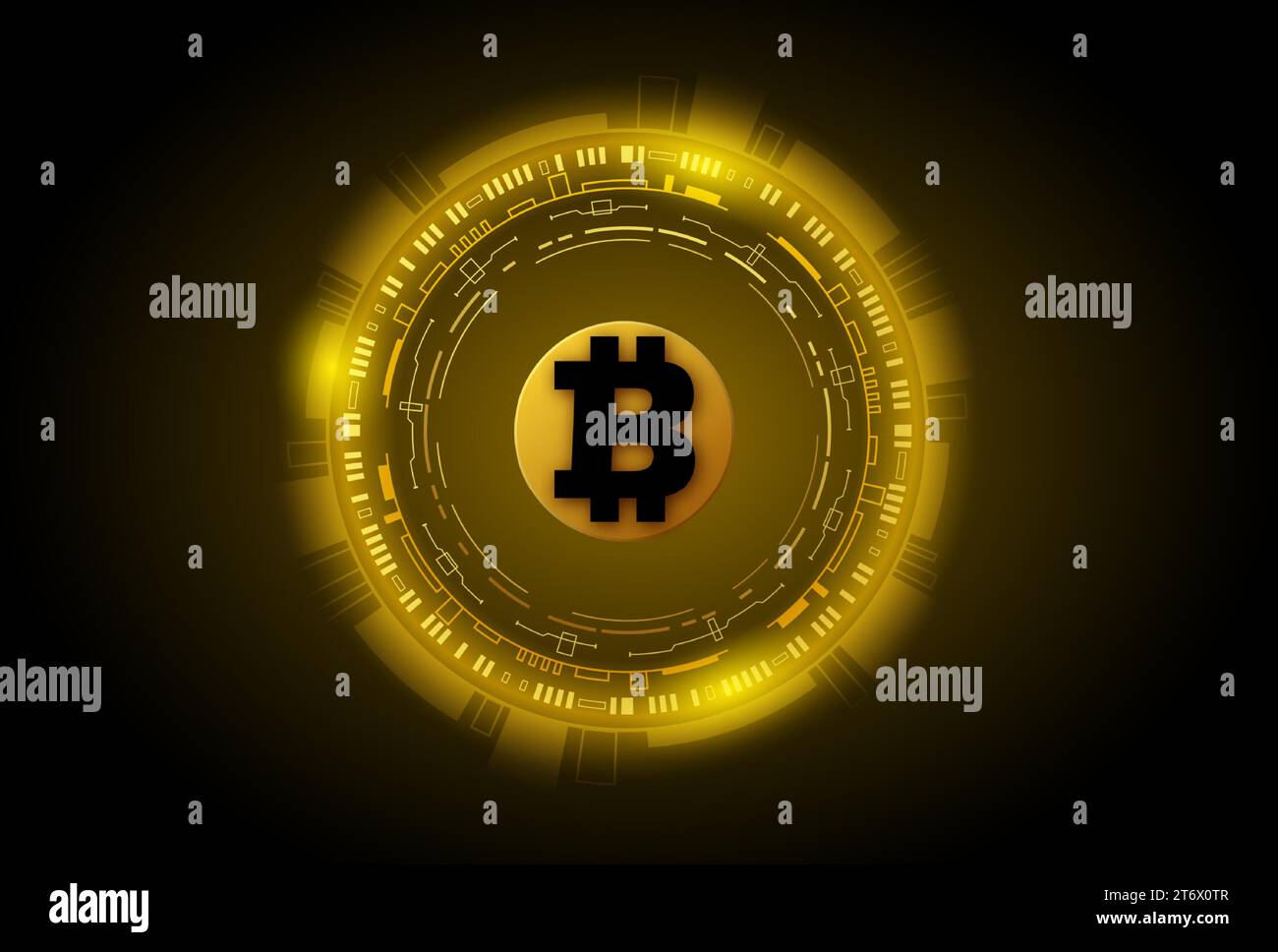 Futuristic ai portal blue Stock Vector Images - Alamy