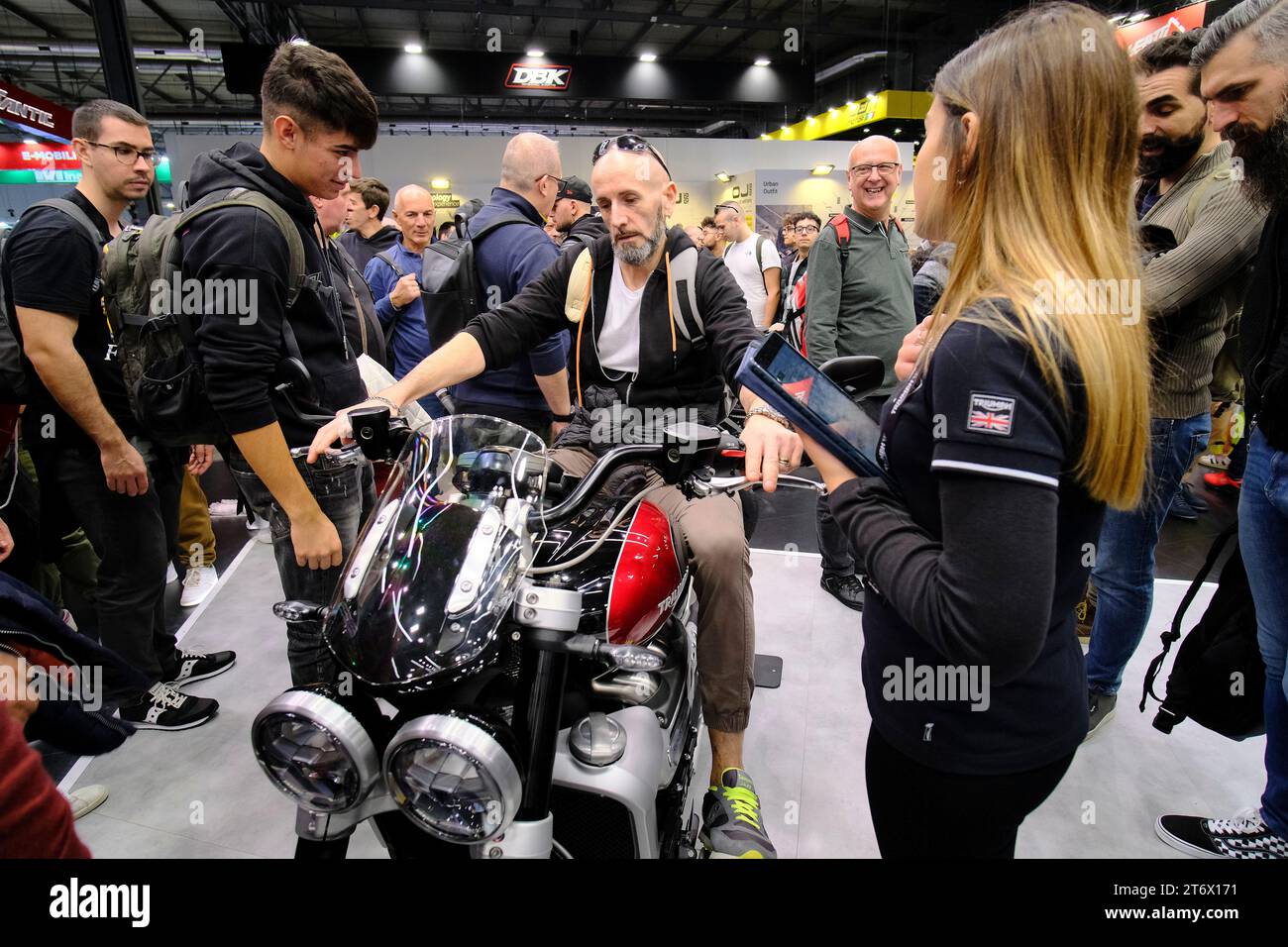 SOME VIEWS FROM THE MILAN FAIR EICMA 20023, the most important trade ...