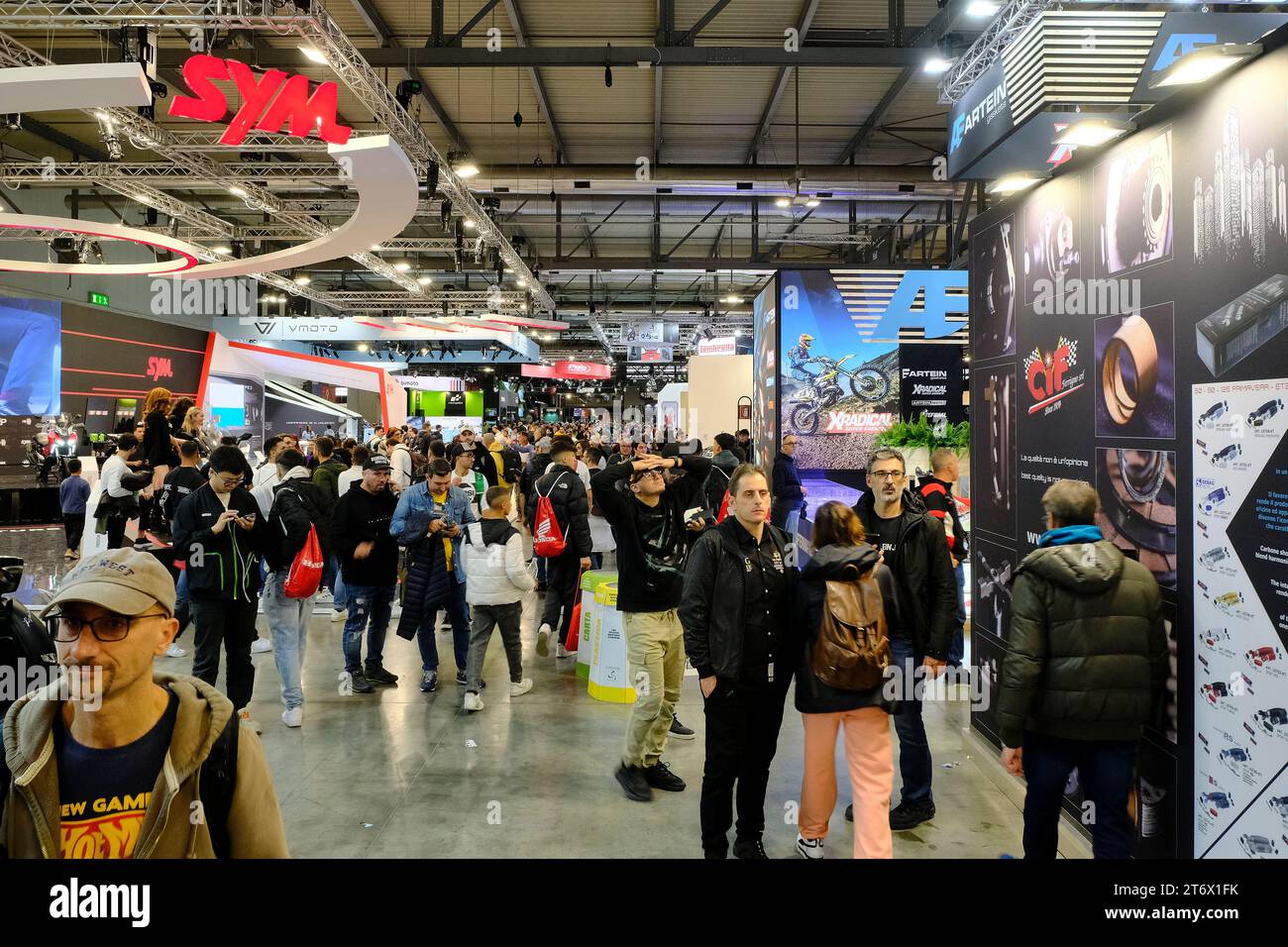 SOME VIEWS FROM THE MILAN FAIR EICMA 20023, the most important trade ...