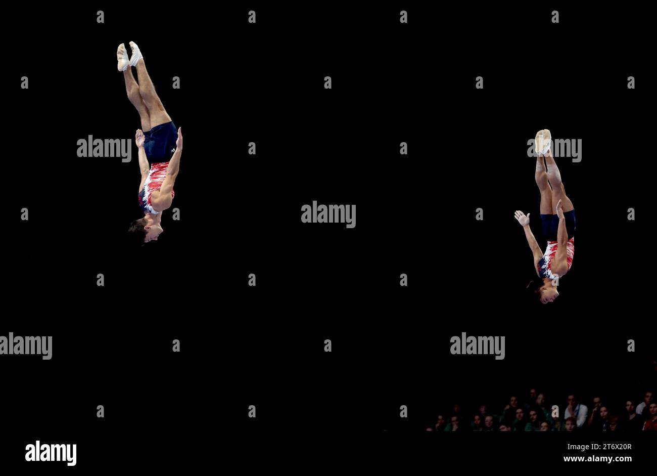 USA’s Ruben Padilla and Aliaksei compete in the Mens Synchronised ...
