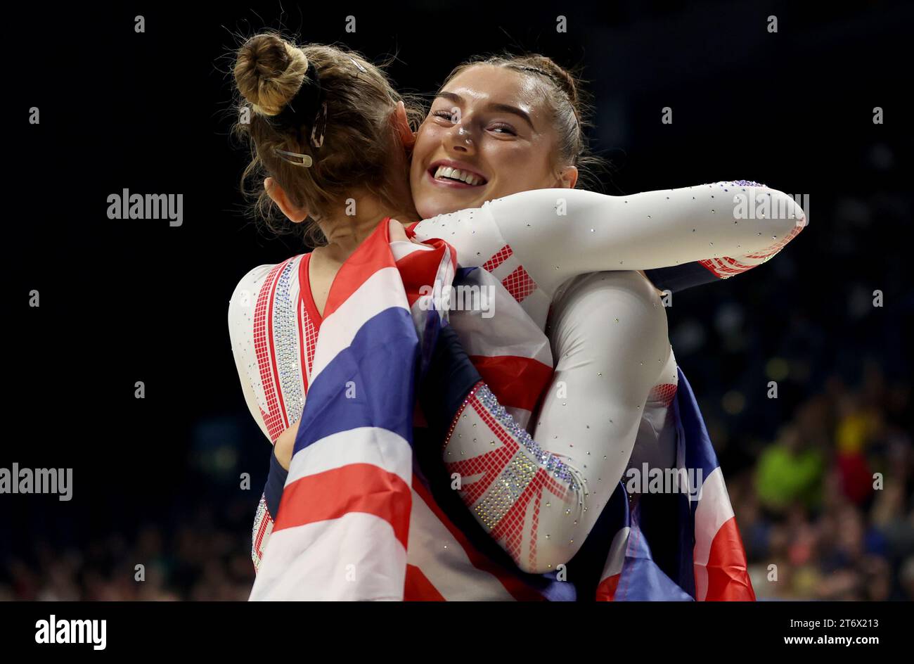 Great Britain’s Isabelle Songhurst and Bryony Page following the Women ...
