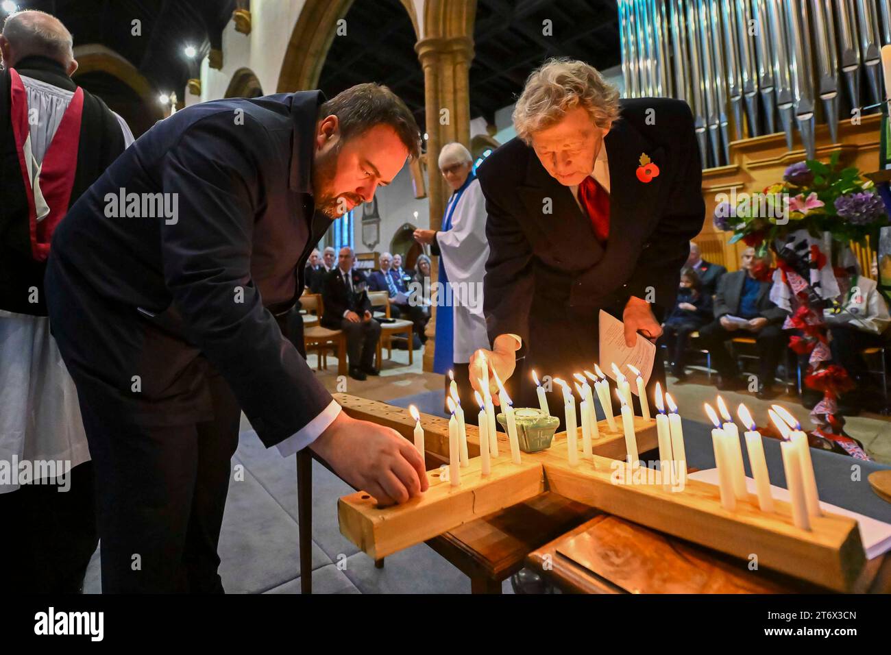 Beaminster, Dorset, UK. 12th November 2023. Chris Loder MP for West ...