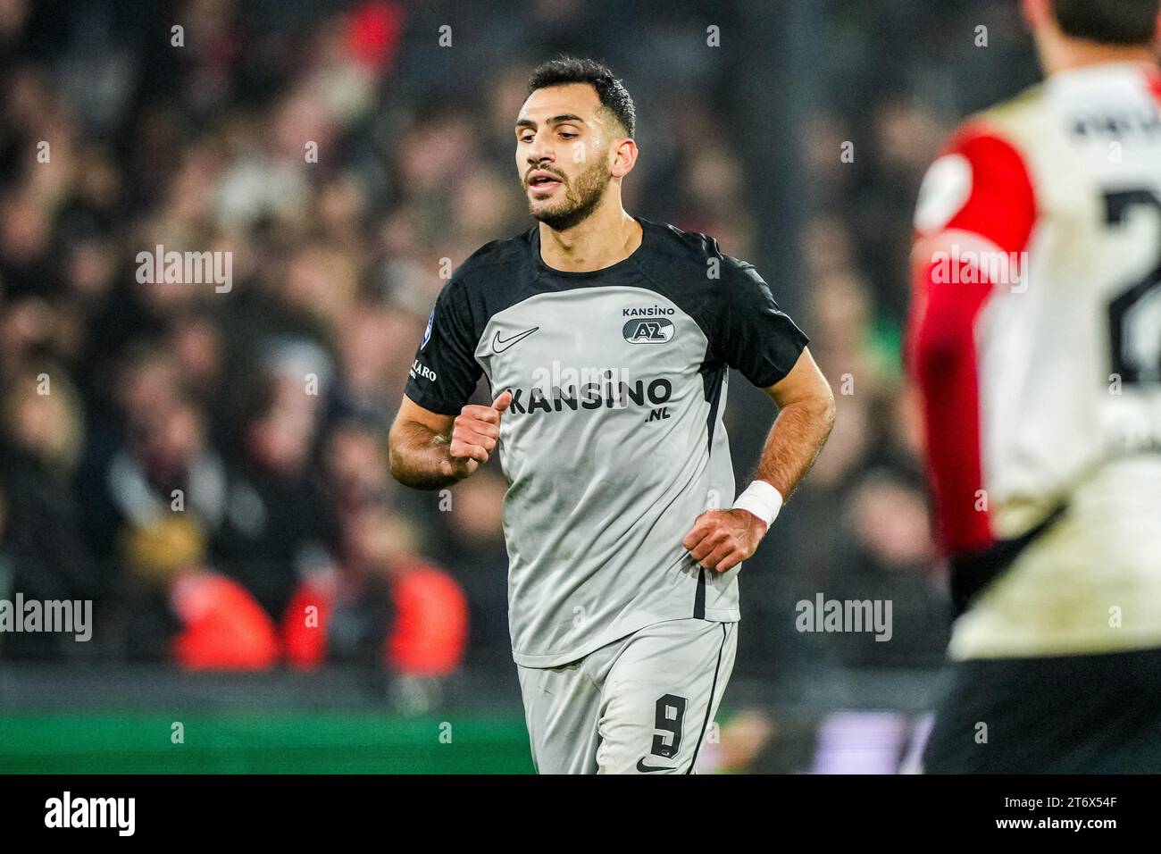 Rotterdam - Vangelis Pavlidis of AZ Alkmaar during the Eredivisie match ...