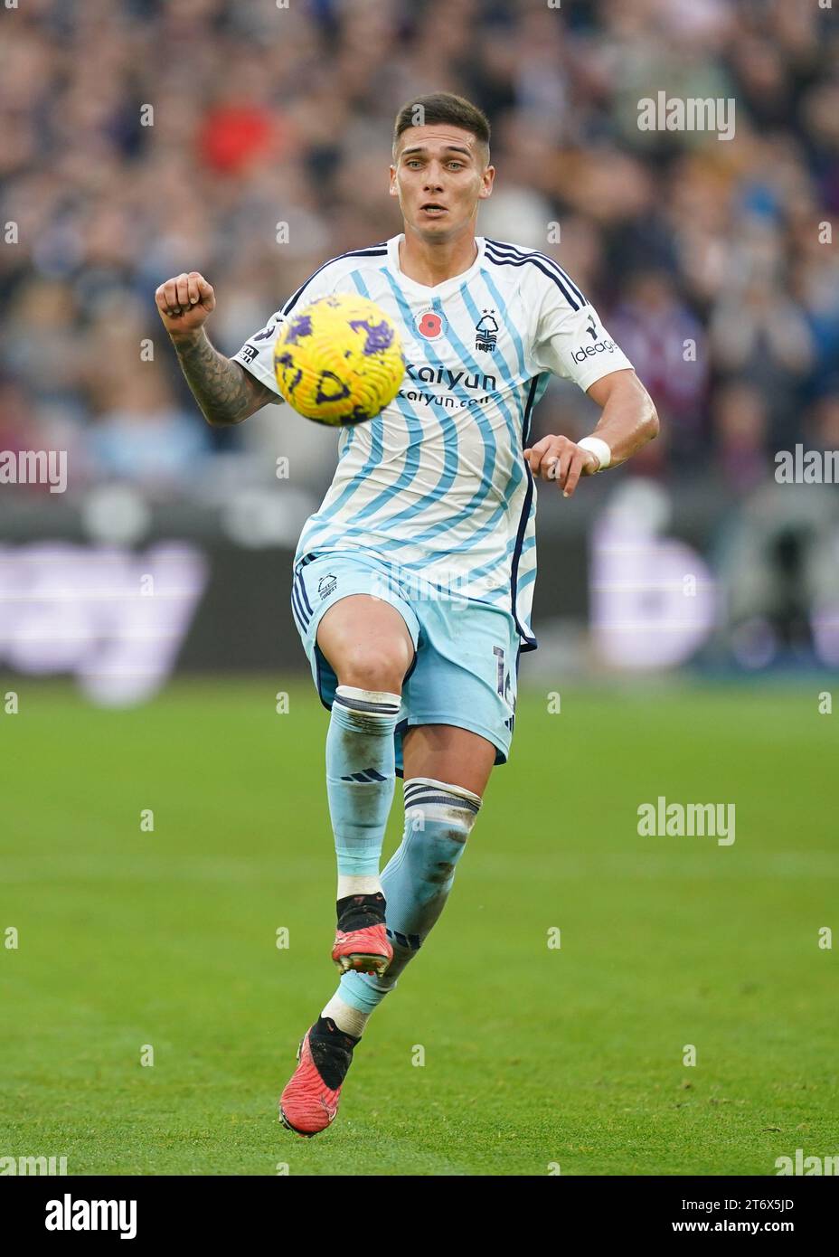 Nottingham Forest's Harry Toffolo in action during the Premier League ...