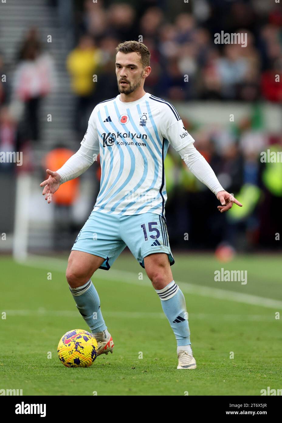 Nottingham Forest's Harry Toffolo in action during the Premier League ...