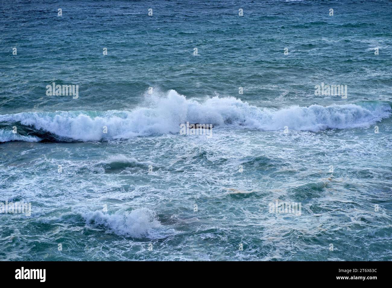 Vertiginous swirling foamy water waves hi-res stock photography and ...
