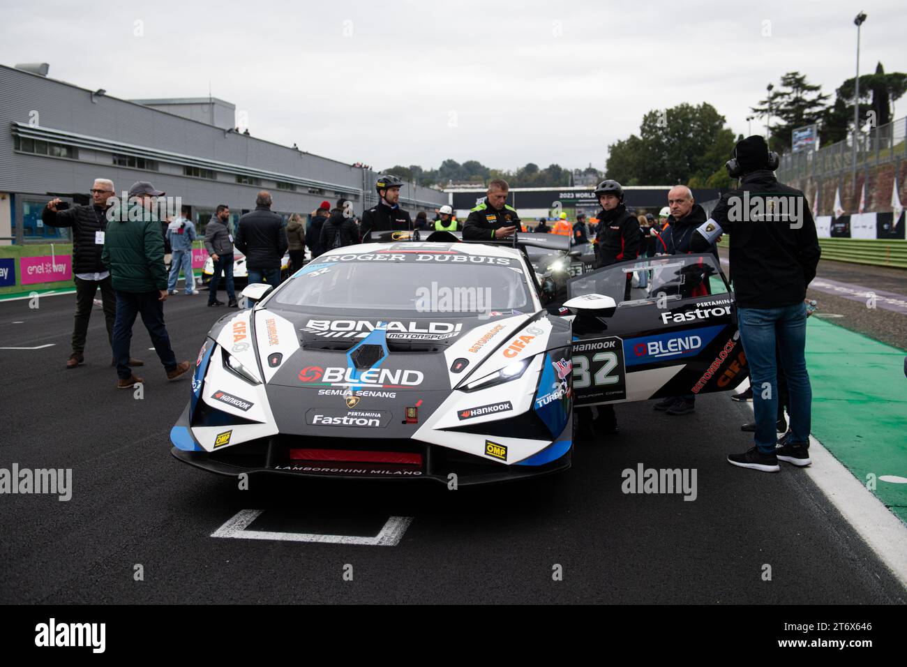 Vallelunga circuit, Rome, Italy 12 11 2023 - Lamborghini Super Trofeo ...