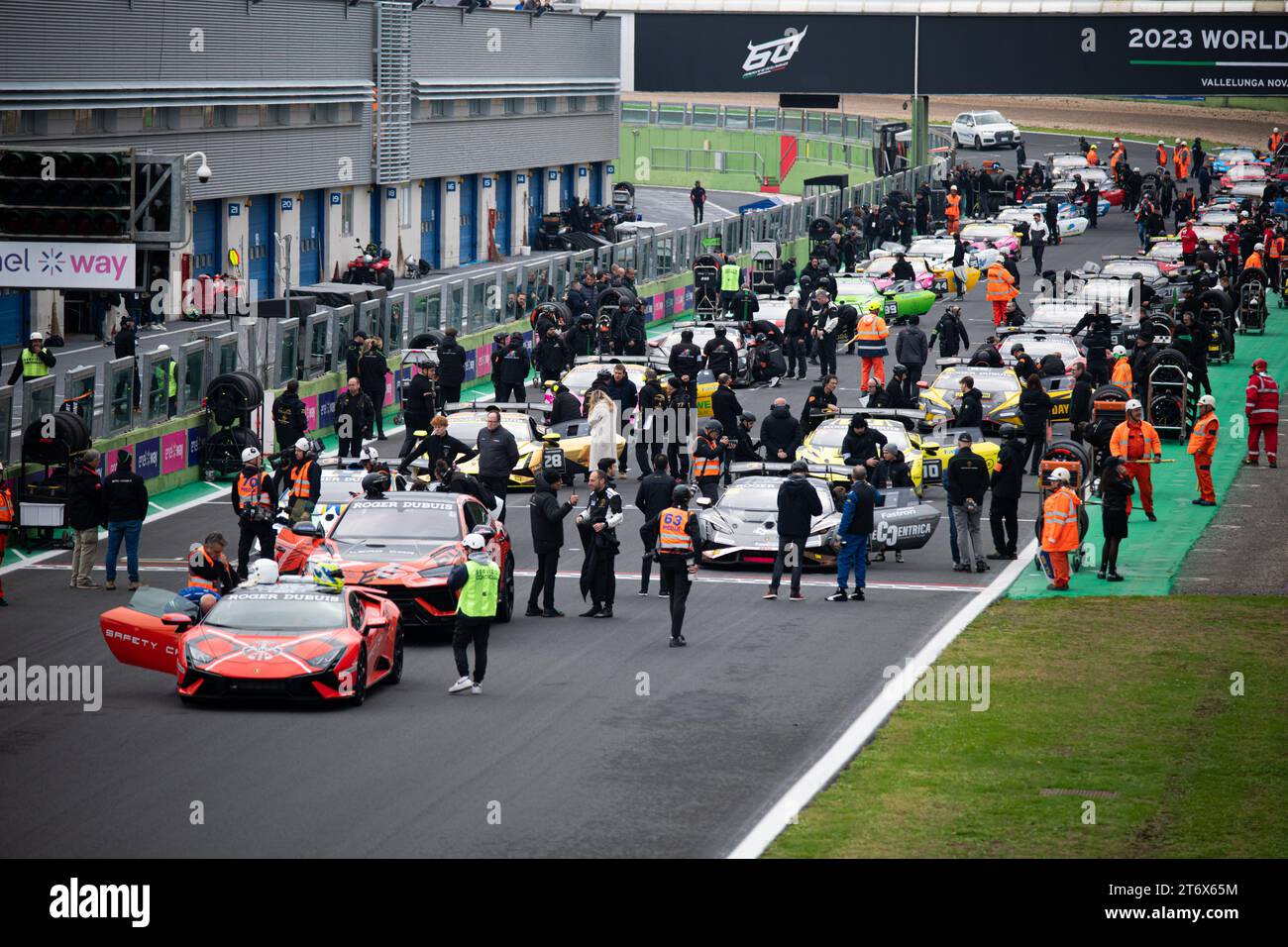 Vallelunga circuit, Rome, Italy 12 11 2023 - Lamborghini Super Trofeo ...