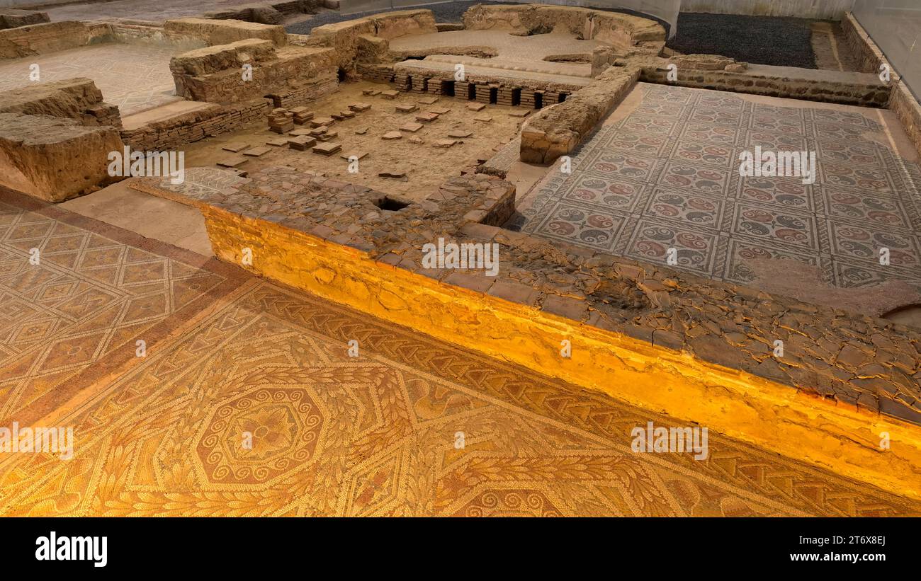 Olmeda roman villa hi-res stock photography and images - Alamy