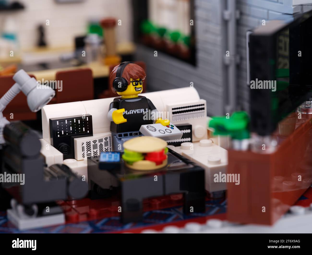 Guy boy playing on controller hi-res stock photography and images - Alamy