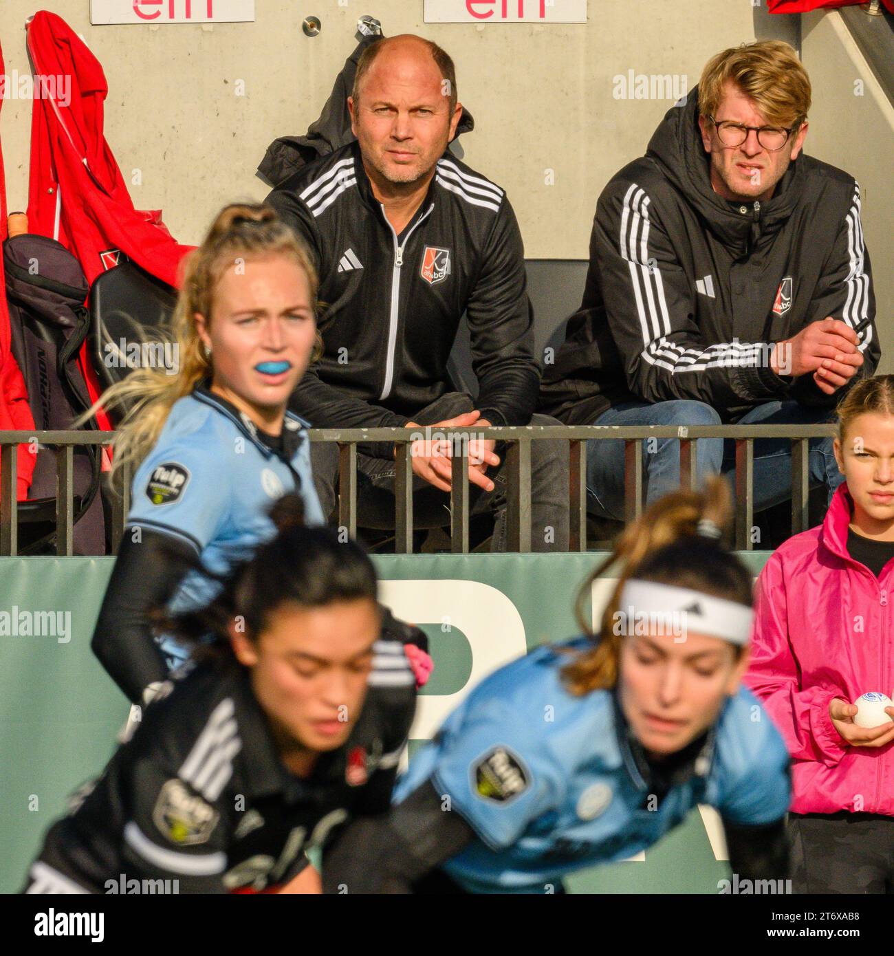 AMSTELVEEN, 12-11-2023, Wagener Stadion, Tulp Hockey Hoofdklasse Dames ...