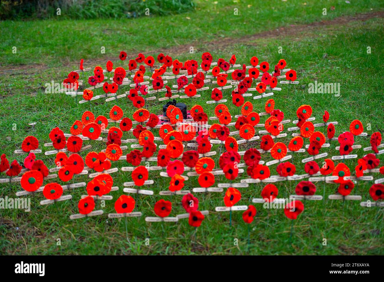 Wreath poppies remembrance raf hi-res stock photography and images - Alamy
