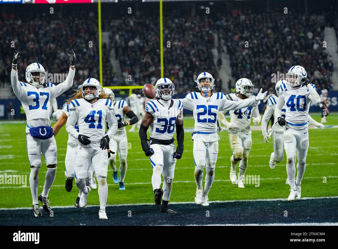 Indianapolis Colts safety Rodney Thomas II (25) celebrates with ...