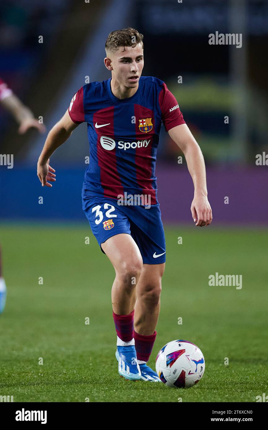 Fermin Lopez of FC Barcelona in action during the LaLiga EA Sports ...