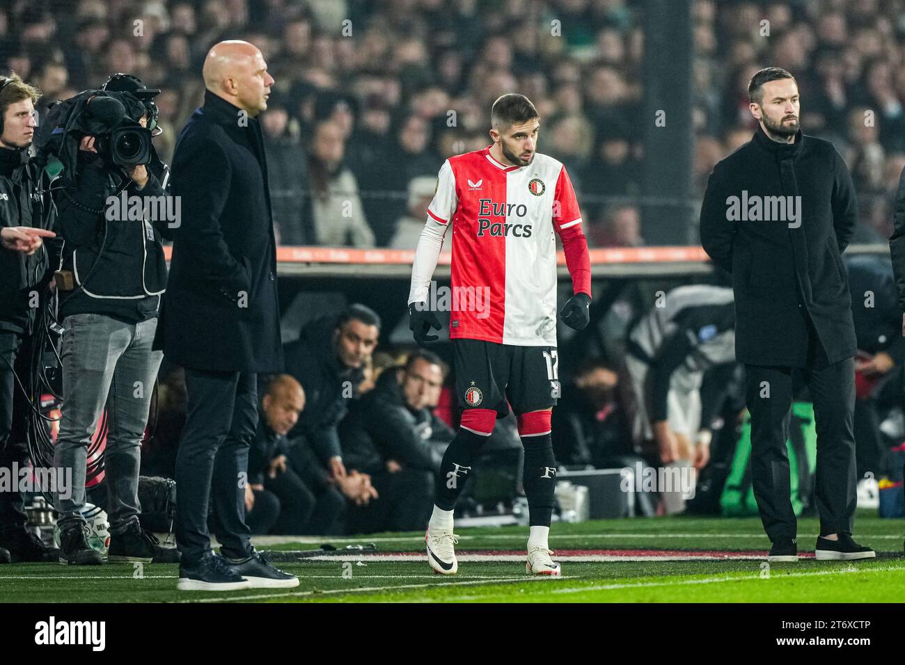 Rotterdam - Luka Ivanusec of Feyenoord during the Eredivisie match ...