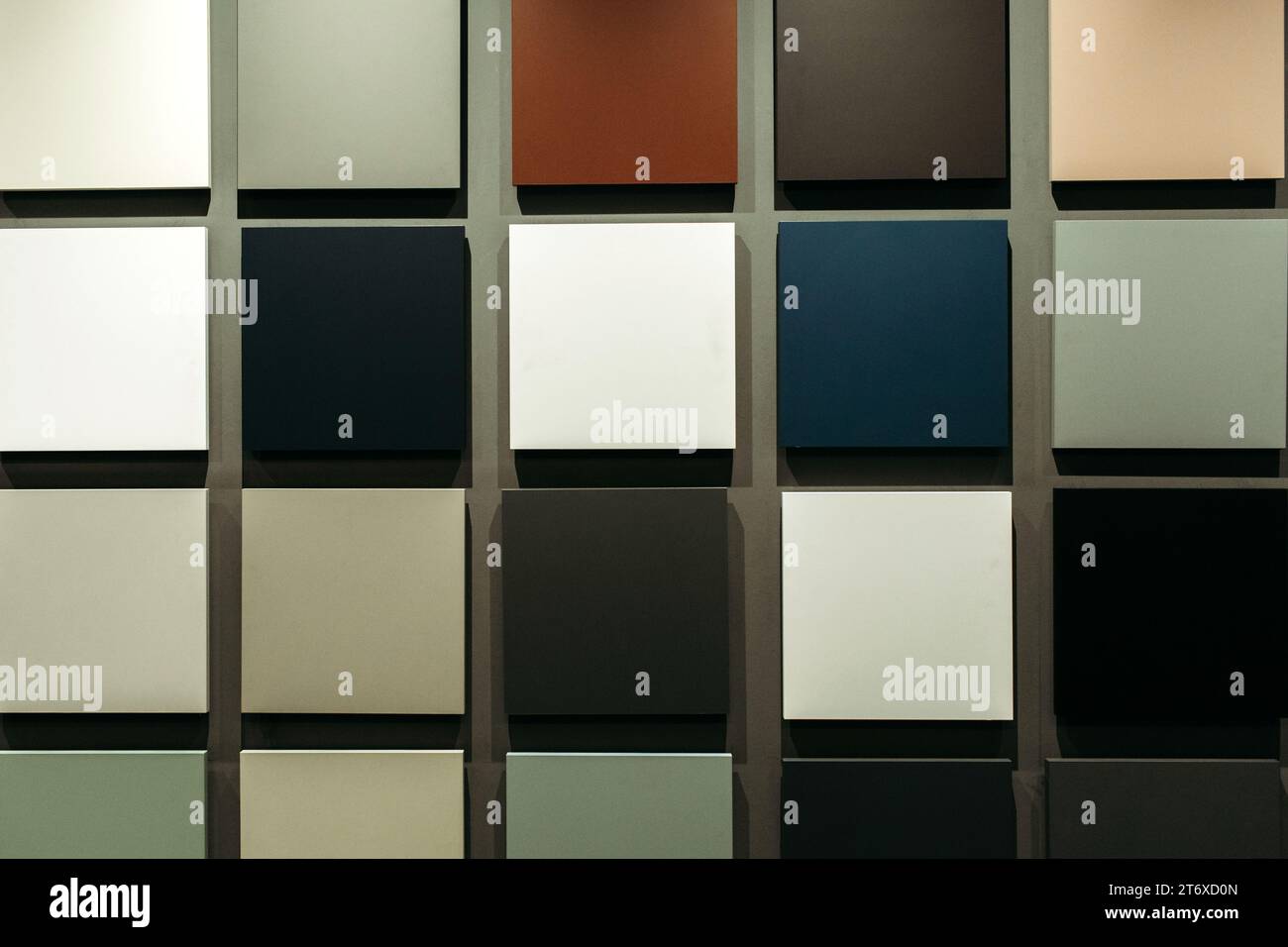 Demonstration of color schemes for furniture facades. Furniture ...