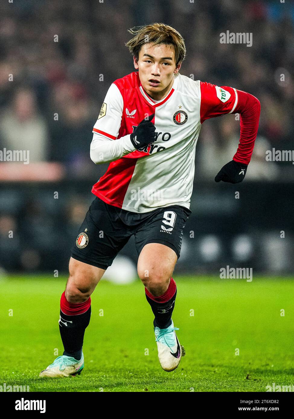 Rotterdam - Ayase Ueda of Feyenoord during the Eredivisie match between ...