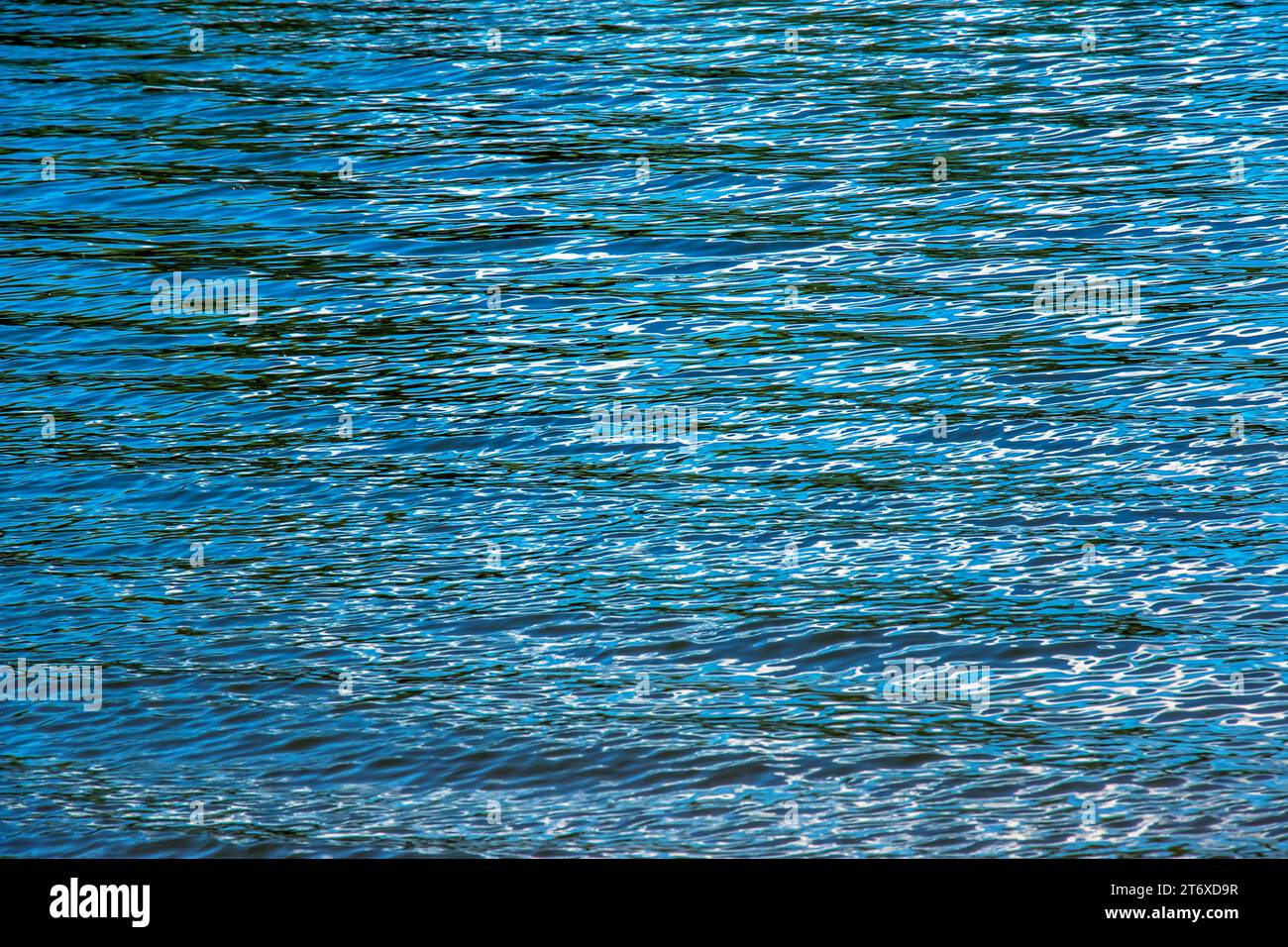 Water ripple texture background. Wavy water surface during sunset ...