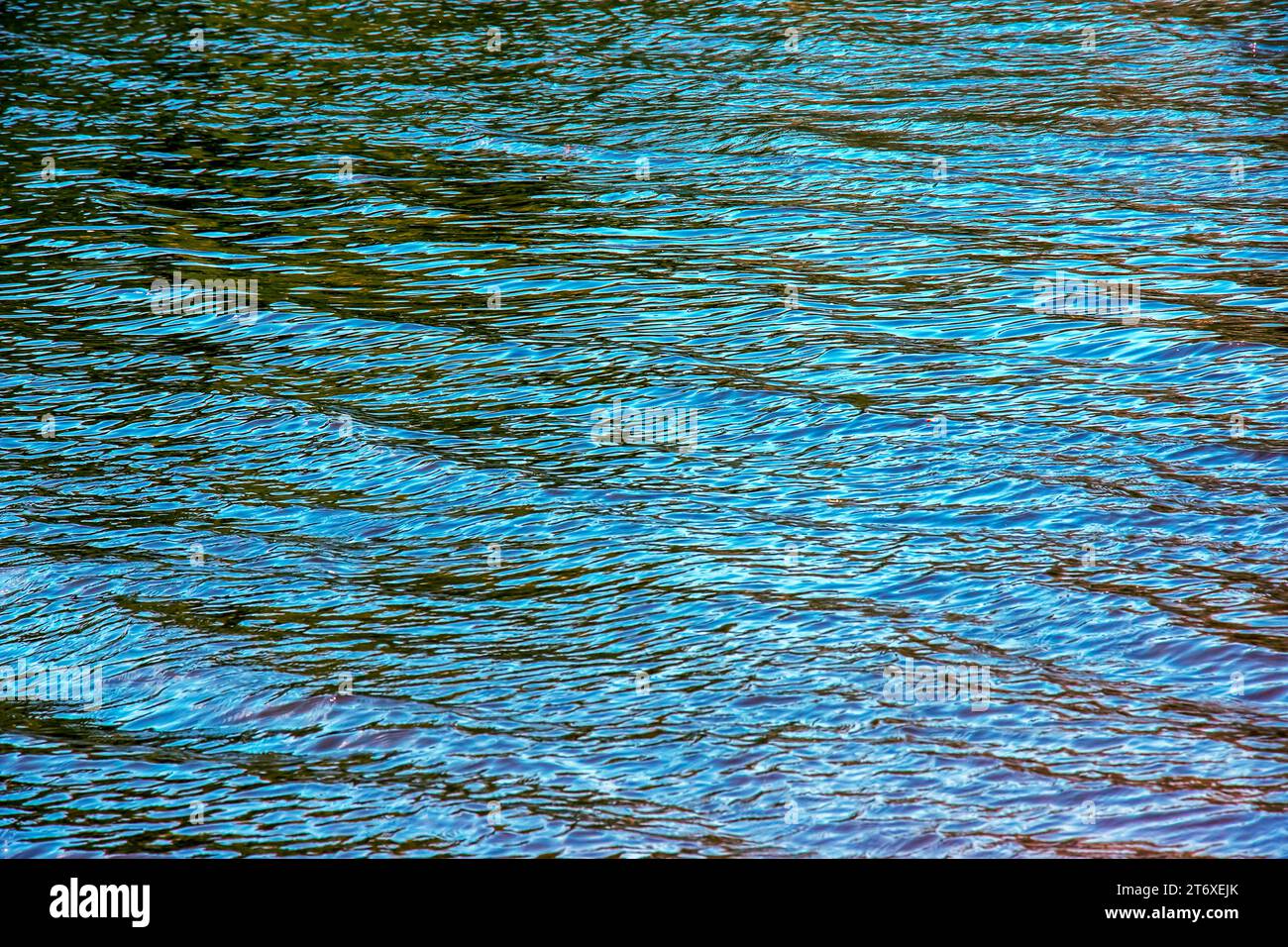 Water ripple texture background. Wavy water surface during sunset ...