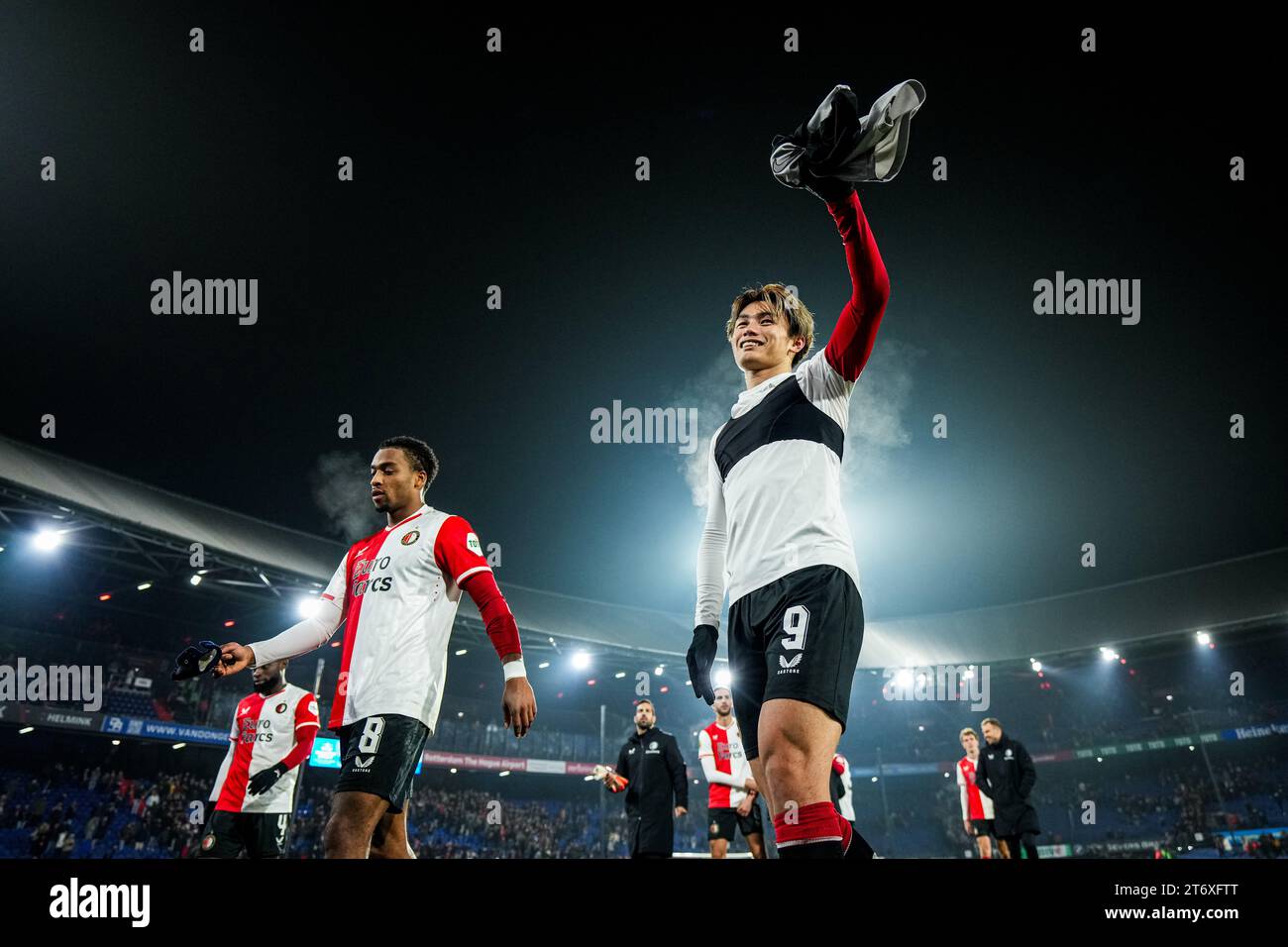 Rotterdam - Ayase Ueda of Feyenoord during the Eredivisie match between ...
