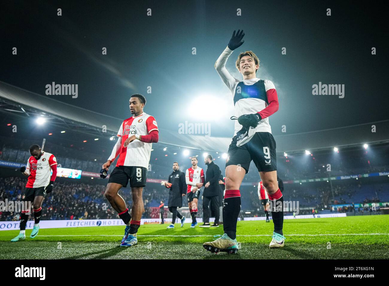 Rotterdam - Ayase Ueda of Feyenoord during the Eredivisie match between ...