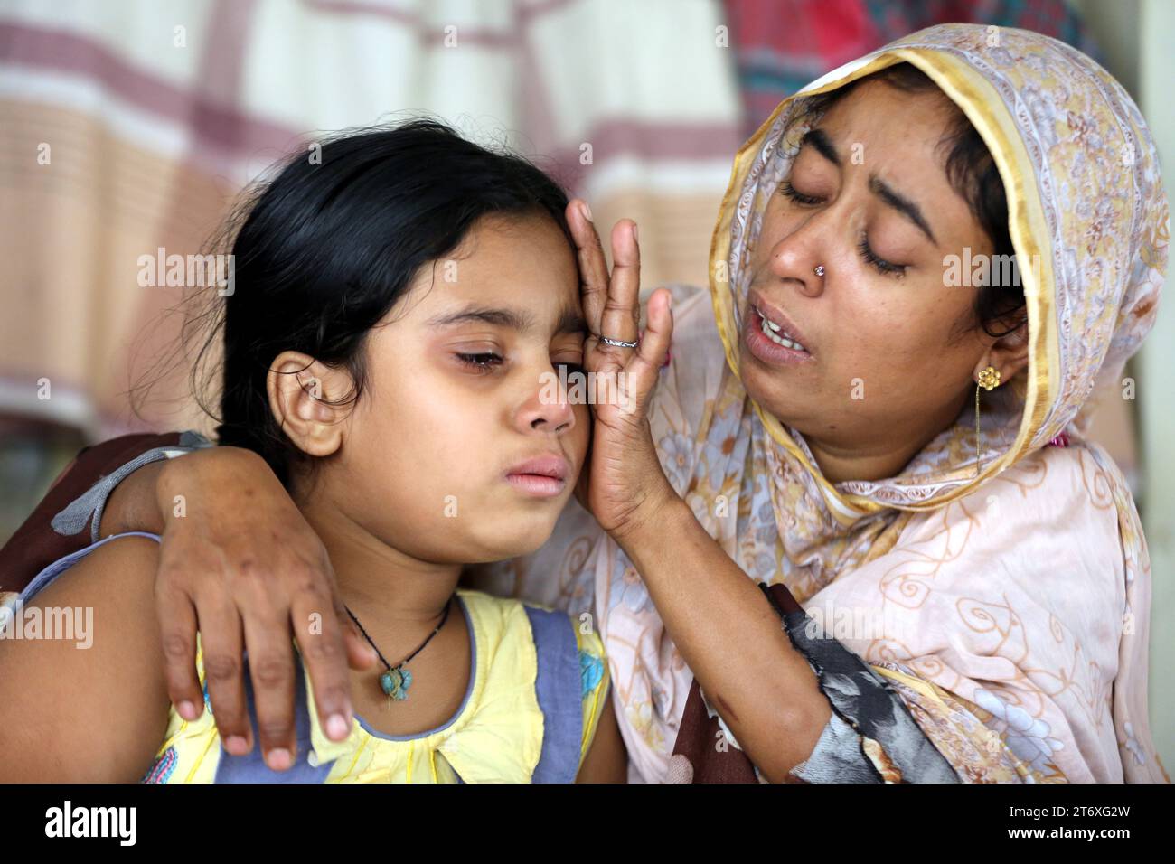 November 12, 2023, Dhaka, Bangladesh: NARGIS PARVIN, the wife of ...