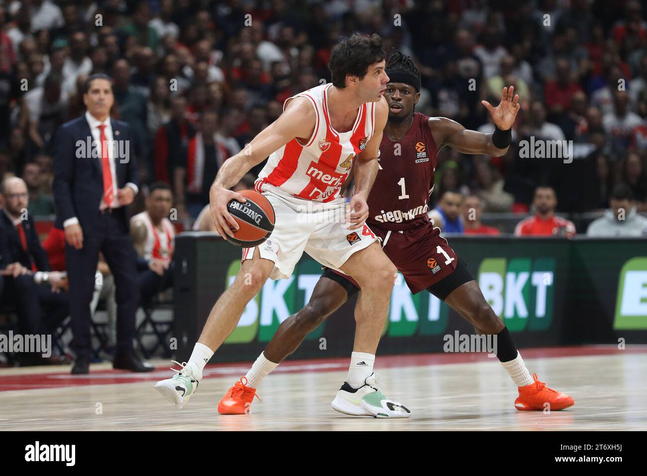 Belgrade, Serbia, 2 November, 2023. Milos Teodosic of Crvena Zvezda Meridianbet Belgrade in ...