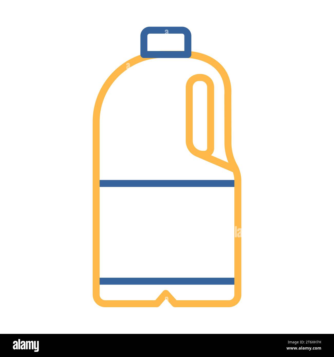Milk plastic bottle vector icon. Dairy product sign. Graph symbol for ...